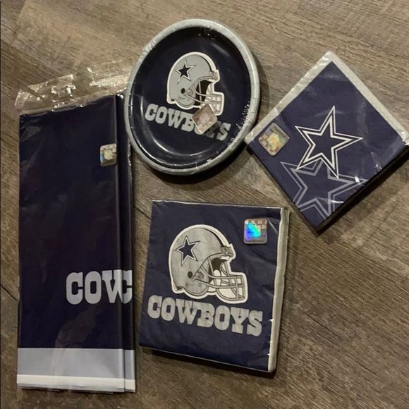 NFL | Accessories | Nfl Dallascowboy Party Bundle Table Set All Items ...